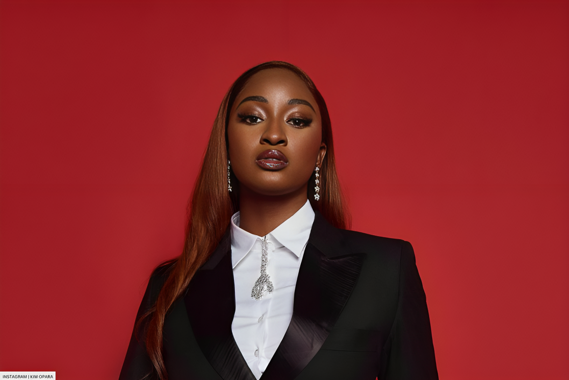 Kim Oprah’s Black Suit Is A Blockbuster - Chiic Magazine