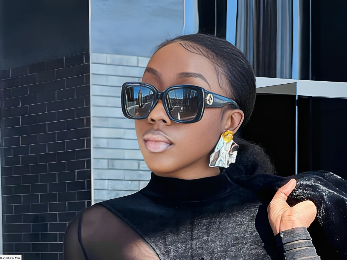Temi Otedola's Black Gown Has A Huge Petal - Chiic Magazine